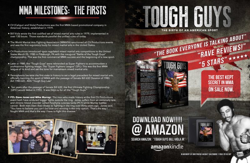 Tough Guys MMA Book by Bill Viola Jr available on Amazon Kindle